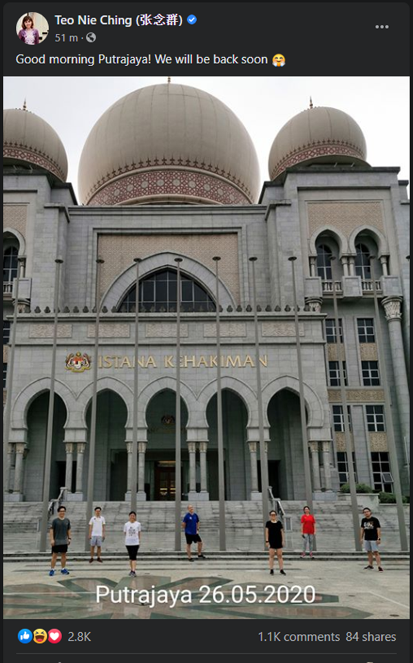 Selamat Pagi Putrajaya! Kami Akan Kembali Tidak Lama Lagi, kata MP DAP